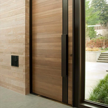 Exterior Modern Solid Wood Doors — Lux Doors
