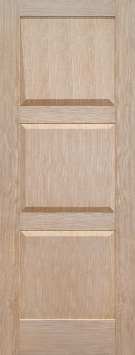 Matrix 3 Equal Panel Door - Exterior Modern Entry Mahogany Front Door ...