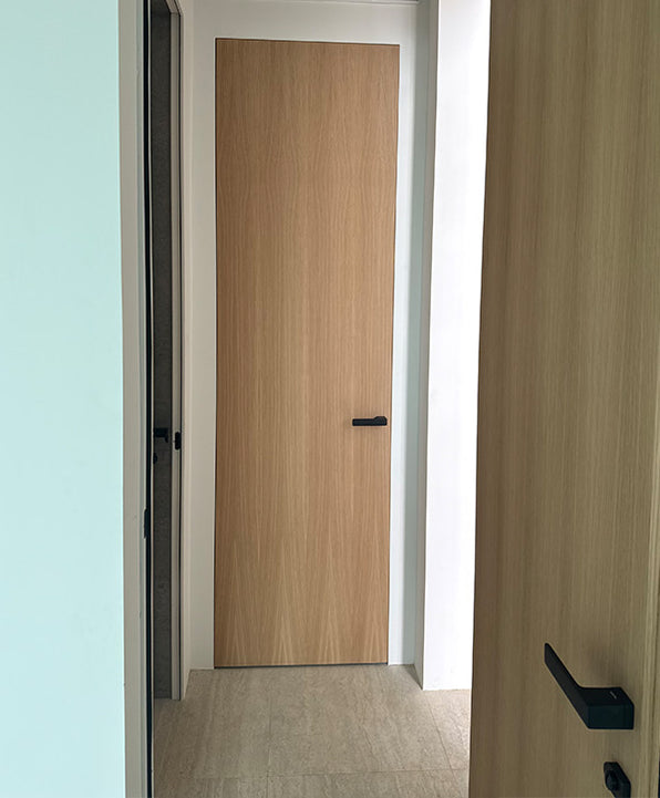 Invisio - Modern Rift Cut White Oak Hidden Door Including Heavy Duty 3 ...