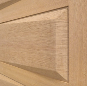 Matrix 3D Door - Exterior Modern Entry Mahogany Front Door — Lux Doors