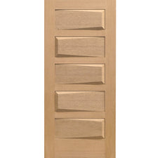 Matrix 3D Door - Exterior Modern Entry Mahogany Front Door — Lux Doors