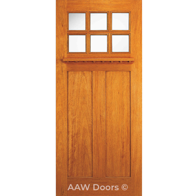 MODEL AC 703 Dual Bevel - Craftsman Mahogany Wood Entry Solid Door#N# # ...