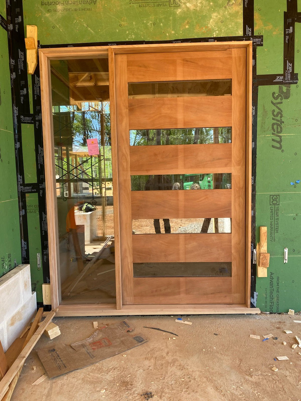 Exterior Modern Pivot Doors — Lux Doors