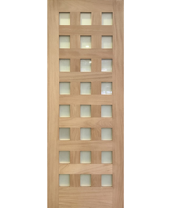 *CLEARANCE* Dolce - Exterior Modern Mahogany Handcrafted Wood & White ...