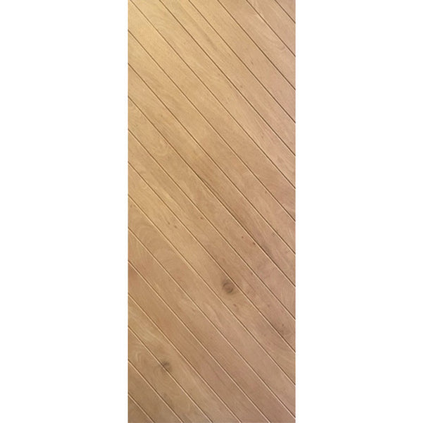 Zen - Exterior Modern Mahogany Wood Entry Solid Front Door — Lux Doors